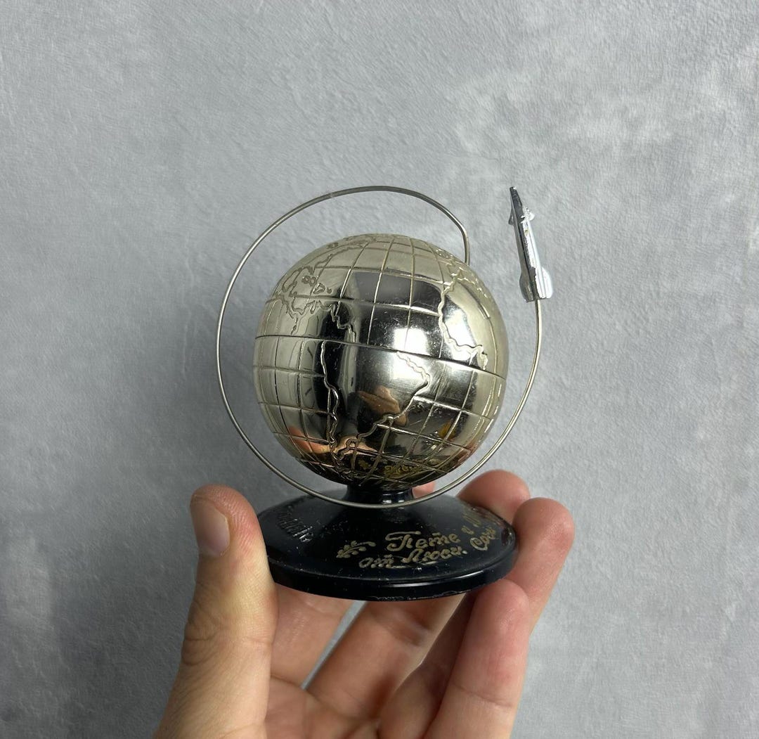 Vintage Soviet Desktop Souvenir Rocket Cosmos Sputnik Space Gagarin ...