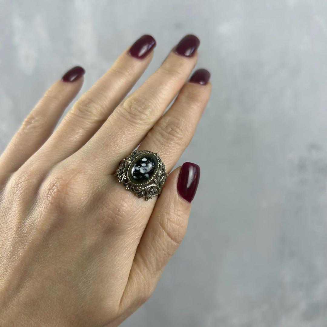 Vintage Soviet Ring USSR Melchior, Women's Jewelry Bijouterie - Etsy