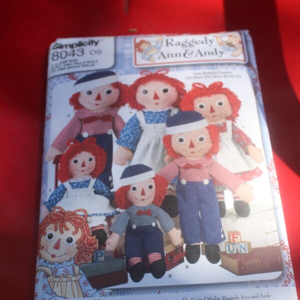 Raggedy Ann Pattern - Etsy
