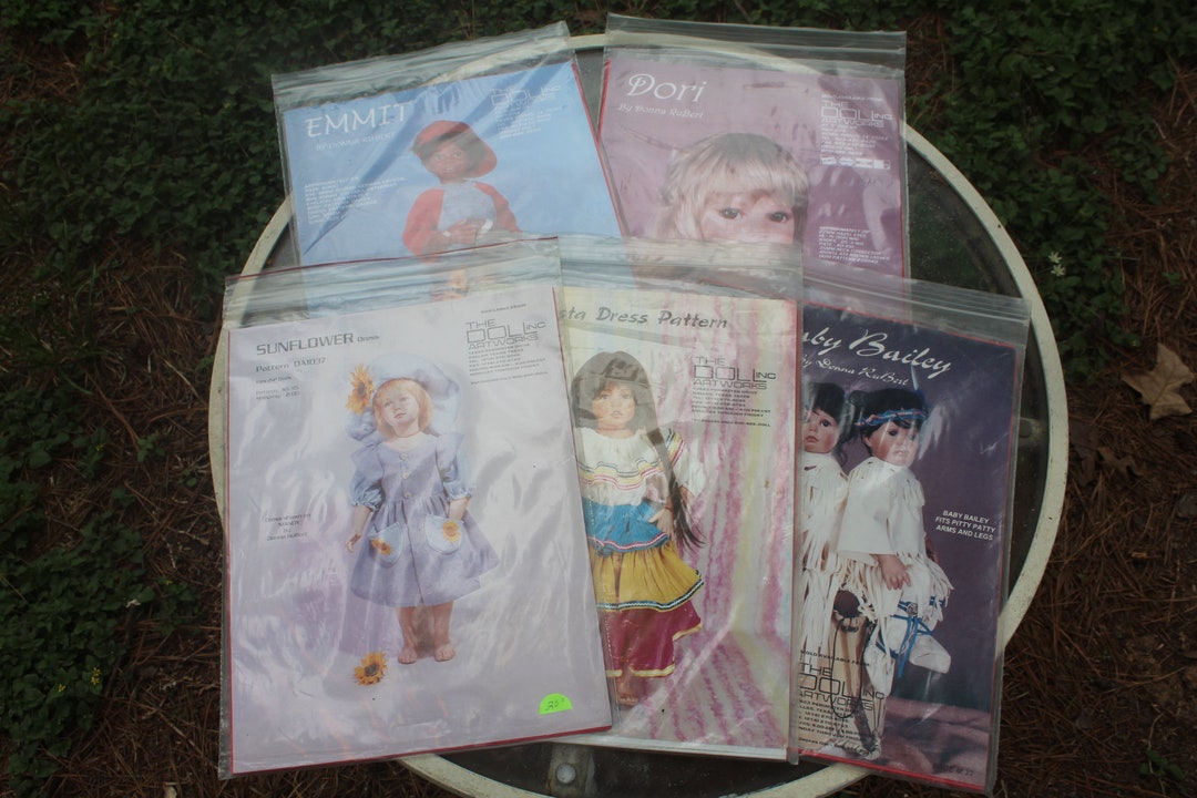 Doll Artworks Inc by Donna Rubert Porcelain Doll Body & Dress Patterns ...