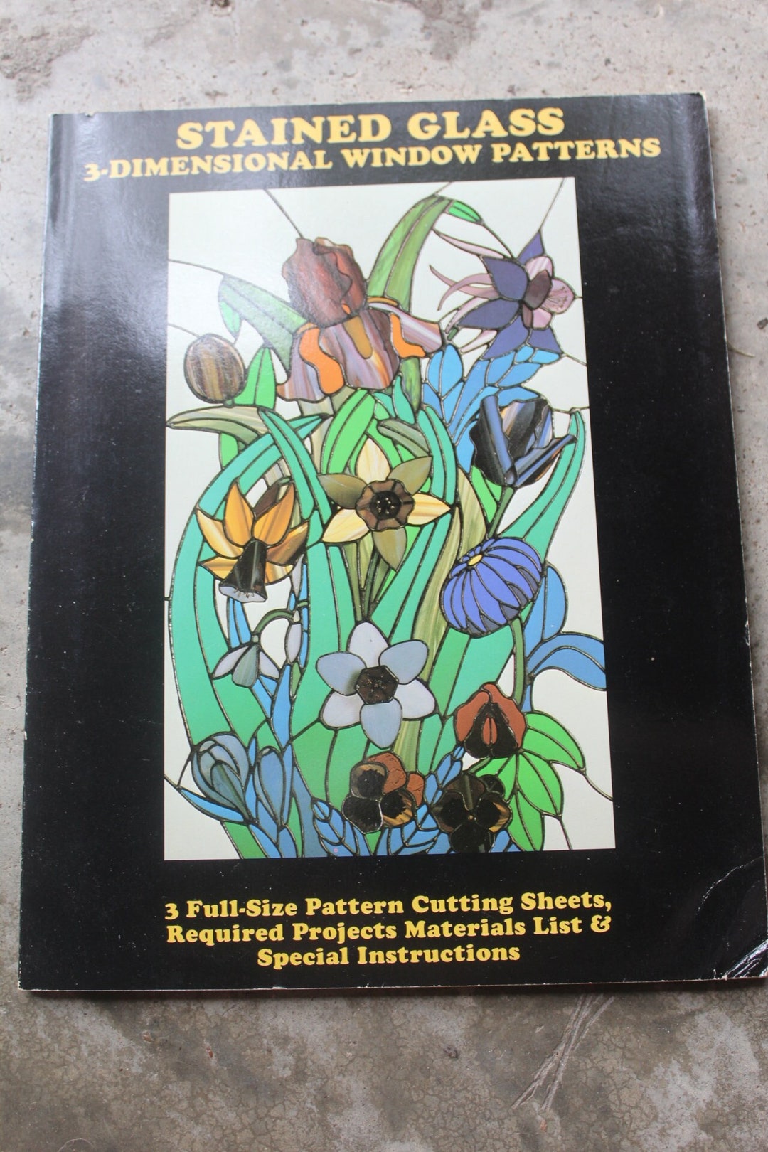 Hidden House Publications Stained Glass 3-D 3-dimensional Window ...