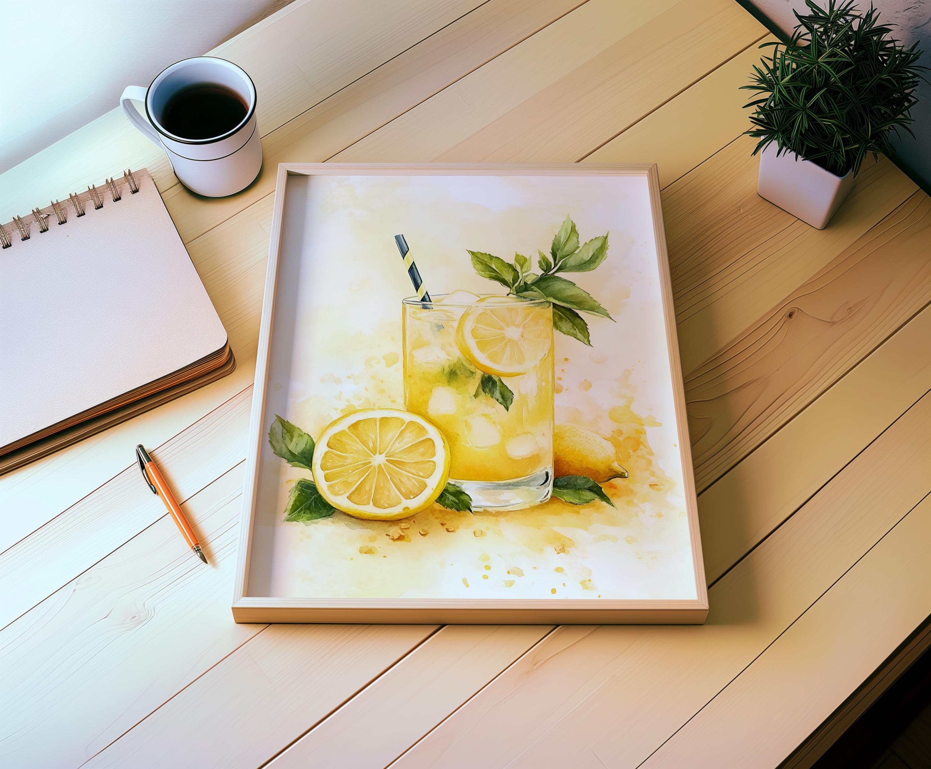 Lemonade Poster Digital Download, Lemonade Wall Art, Lemonade Art ...
