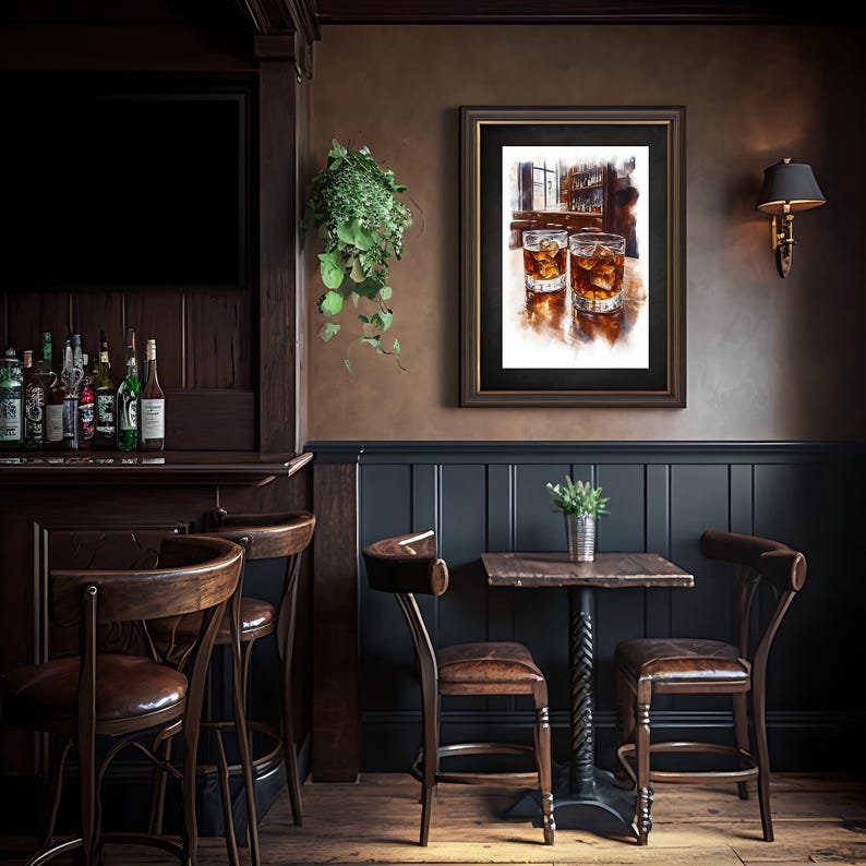 Whiskey Poster Digital Download, Whiskey Wall Art, Whiskey Print ...