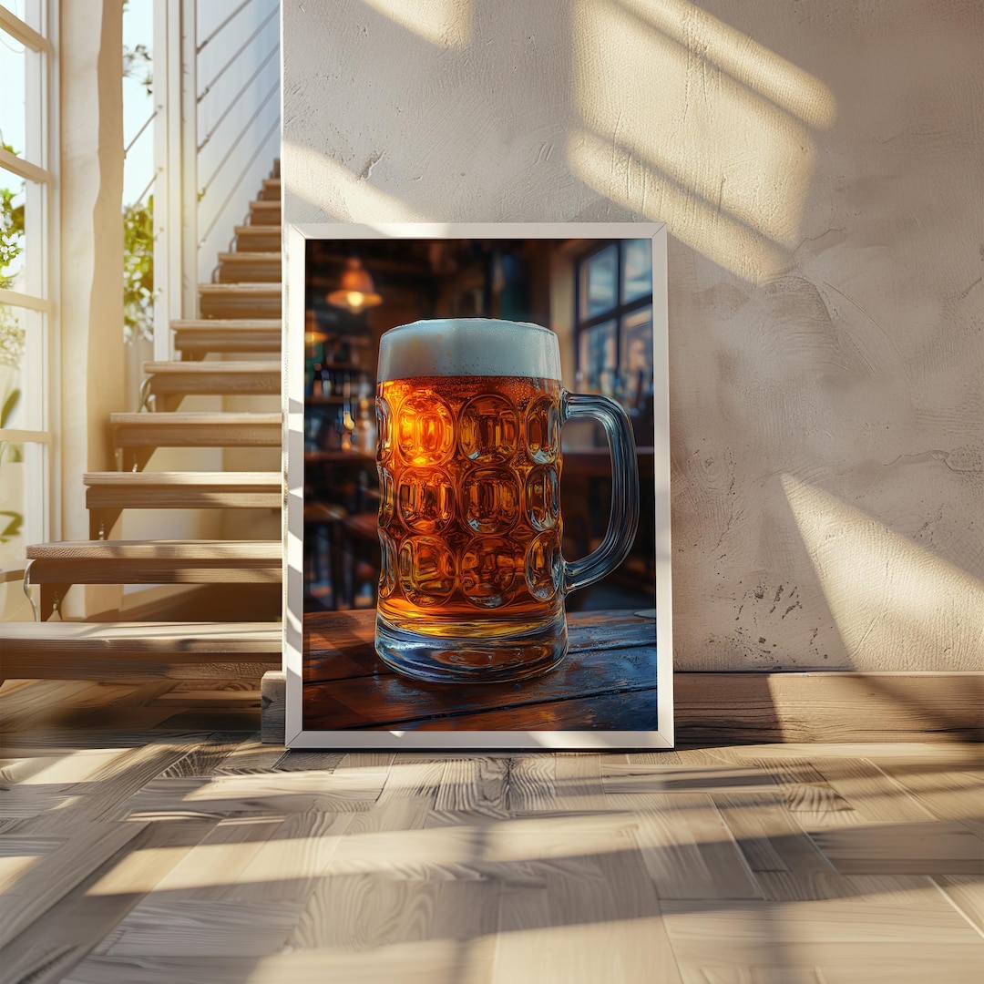Beer Poster Digital Download, Beer Wall Art, Beer Print, Beer Bar Decor ...
