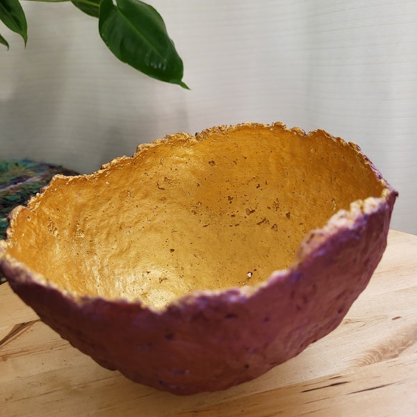 Paper Mache Bowl - Etsy