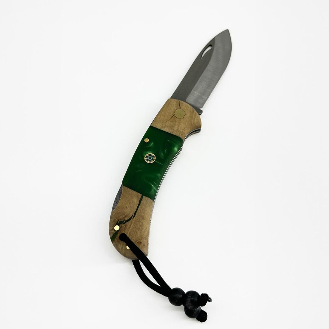 Handmade 4034 Steel Barrel, Walnut and Epoxy Handle, Super Sharp Knife ...