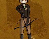 Items similar to The Mockingjay - Illustration Print on Etsy