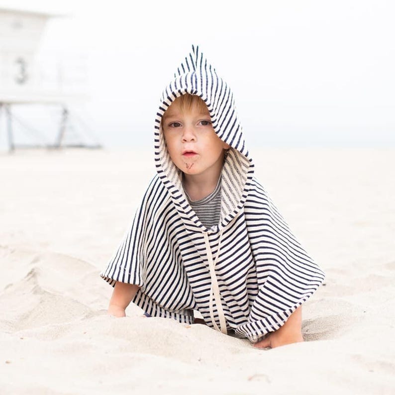 Kids Poncho Sewing Pattern Digital File for Fall Sewing Modern Cute ...