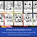 Alphabet Magic: 27 Creative Coloring Pages for Kids - Etsy
