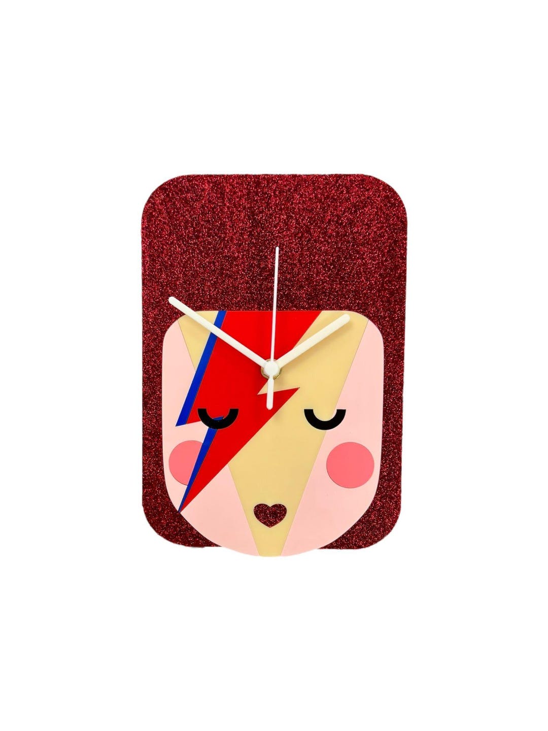 David Bowie Inspired Wall Clock - Etsy