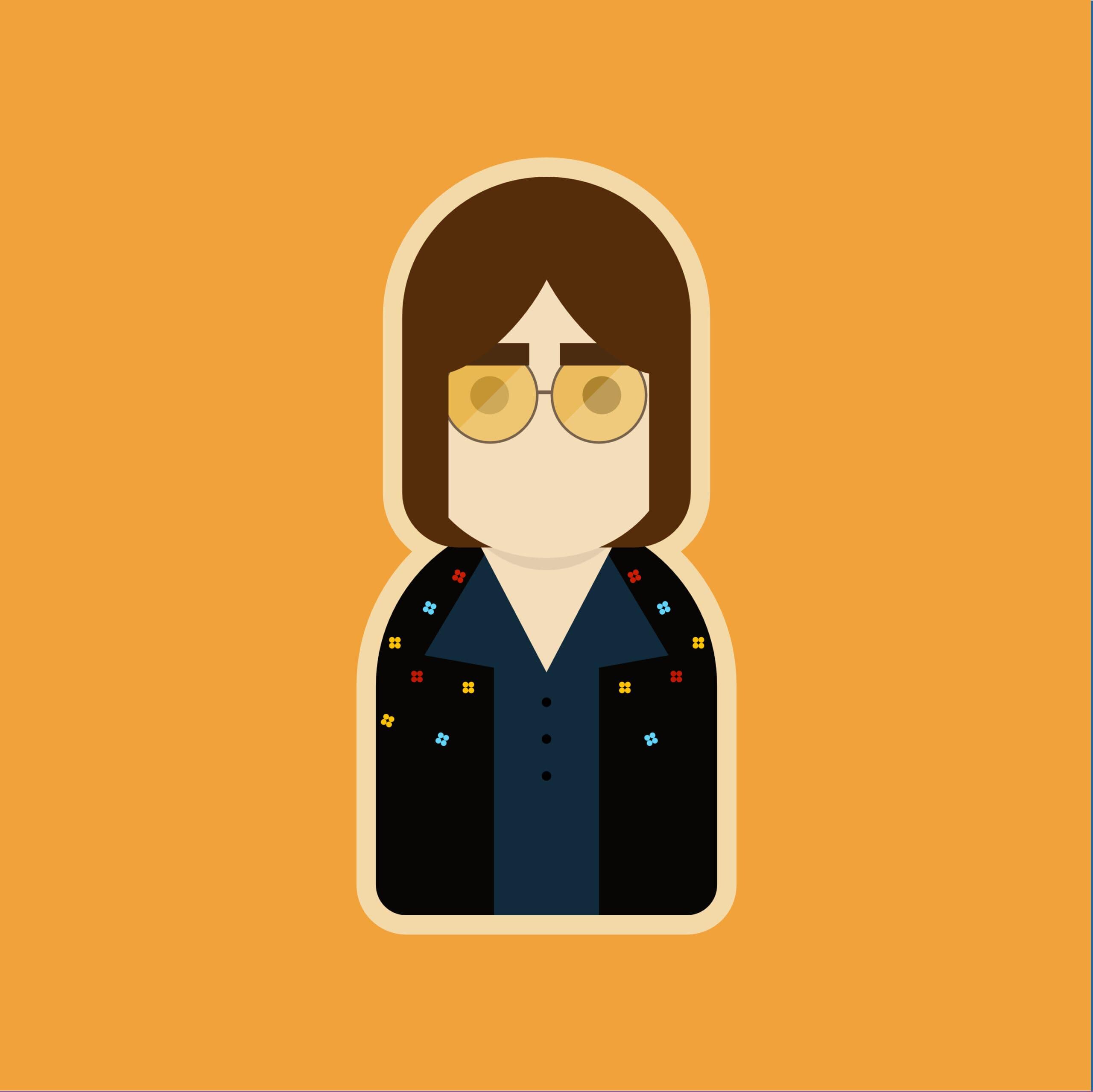 Eco-friendly Wooden Pin Inspired by John Lennon - Etsy
