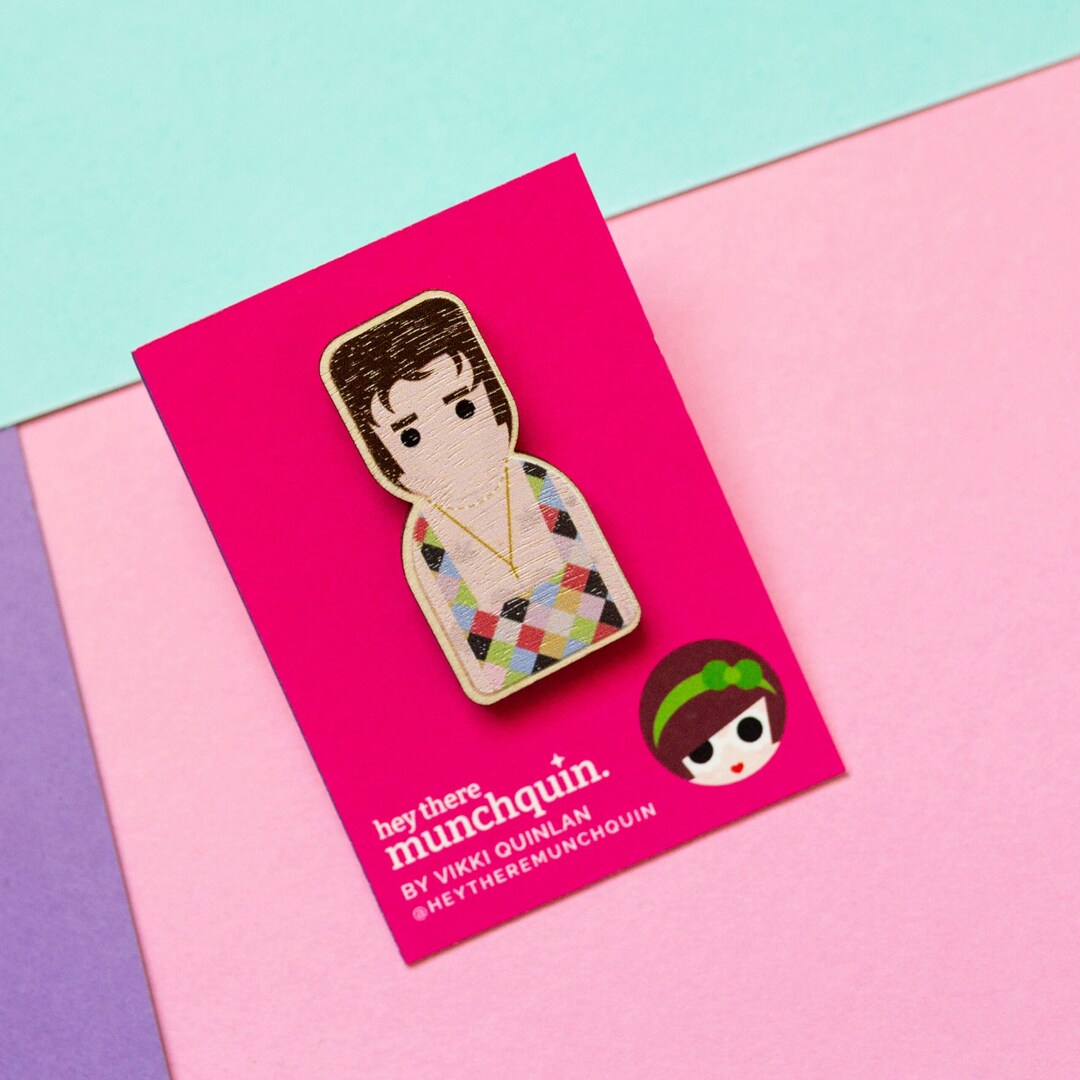 Eco-friendly Wooden Pin Inspired by Harry S - Etsy