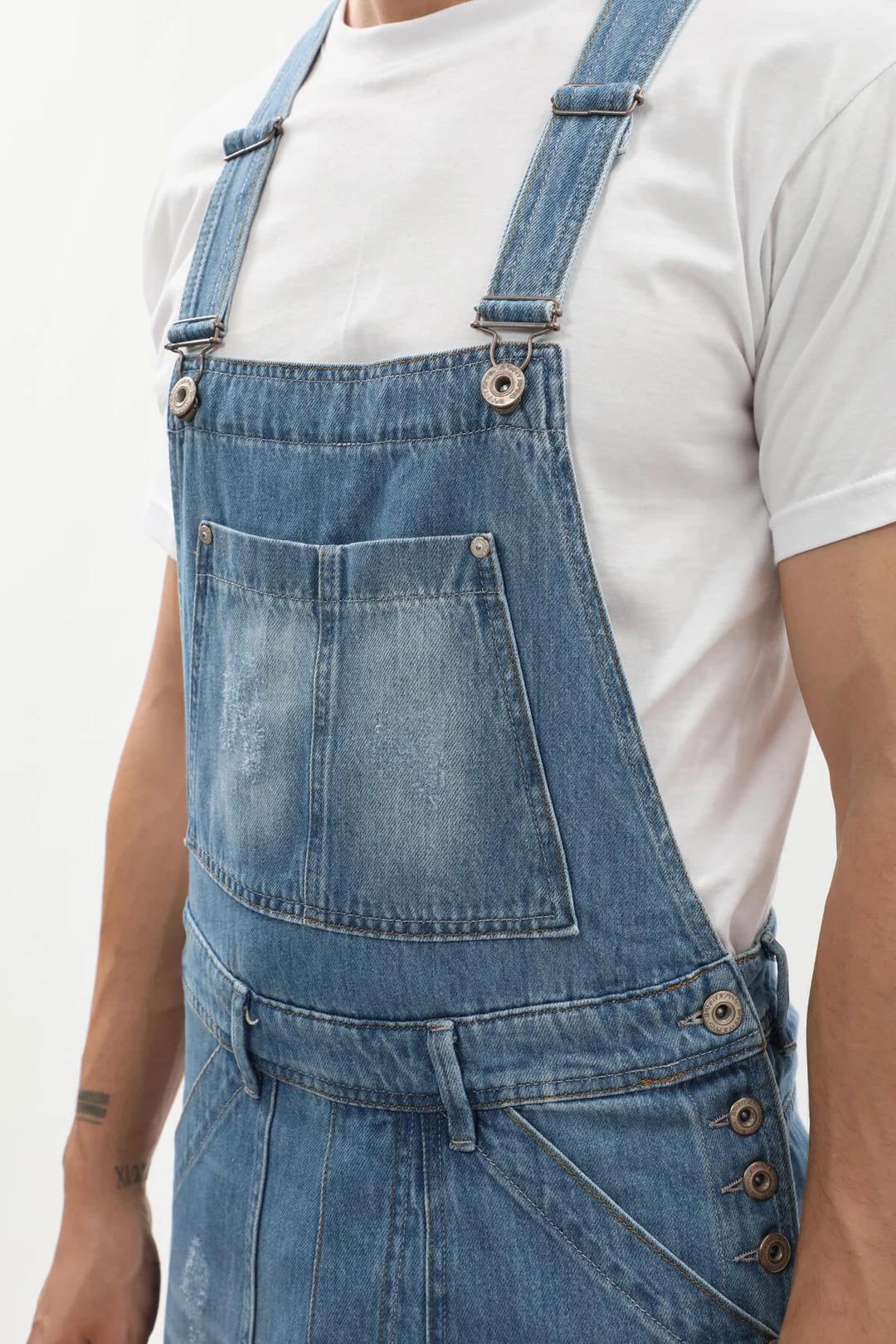 Men's Jean Overalls Trousers - Etsy