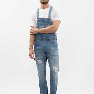 Men's Jean Overalls Trousers - Etsy