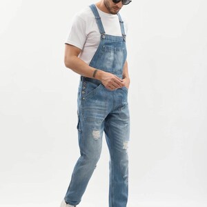 Men's Jean Overalls Trousers - Etsy