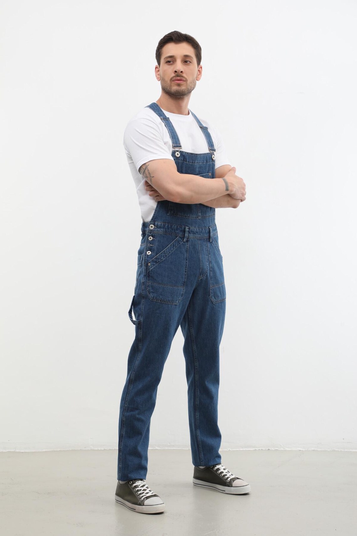 Men's Jean Overalls Trousers - Etsy