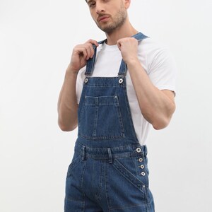 Men's Jean Overalls Trousers - Etsy
