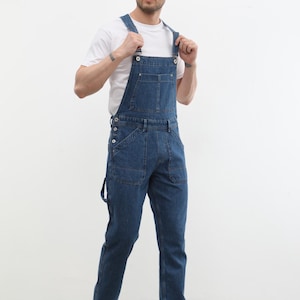 Men's Jean Overalls Trousers - Etsy