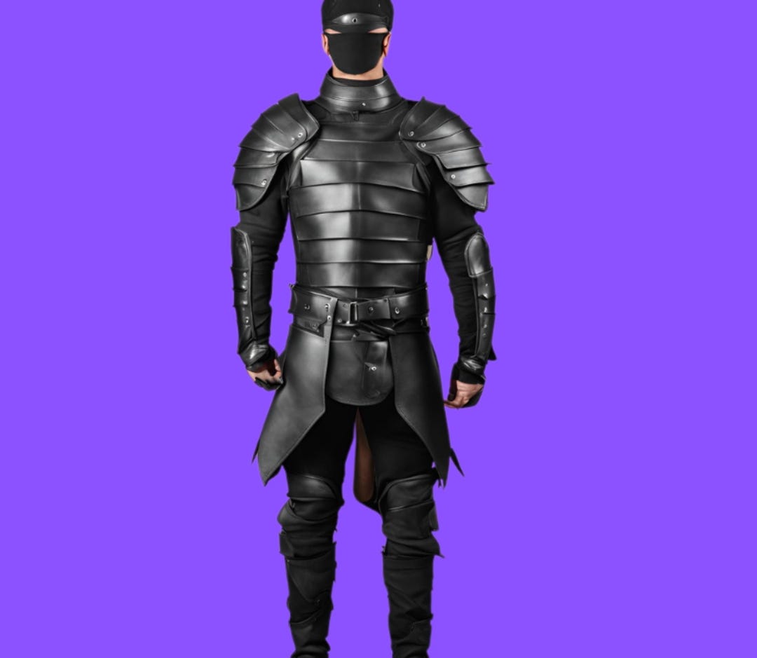 Black Leather Armor Set Custom Handmade Full Body Armor Set - Etsy