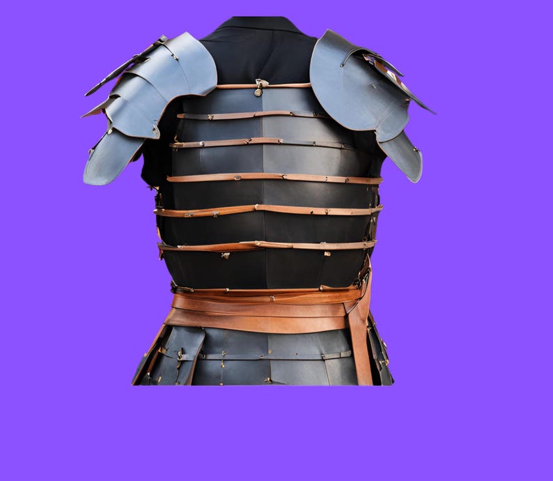 Samurai Warrior Black Leather Armor Set Handcrafted by PRIMMAALEATHER ...