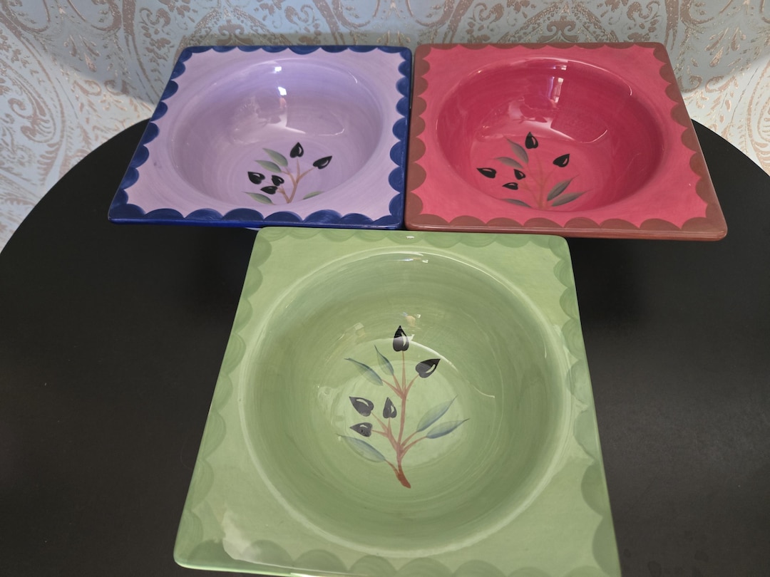 Tapas Bowls by Debby Segura Designs for Signature Set of 4 - Etsy