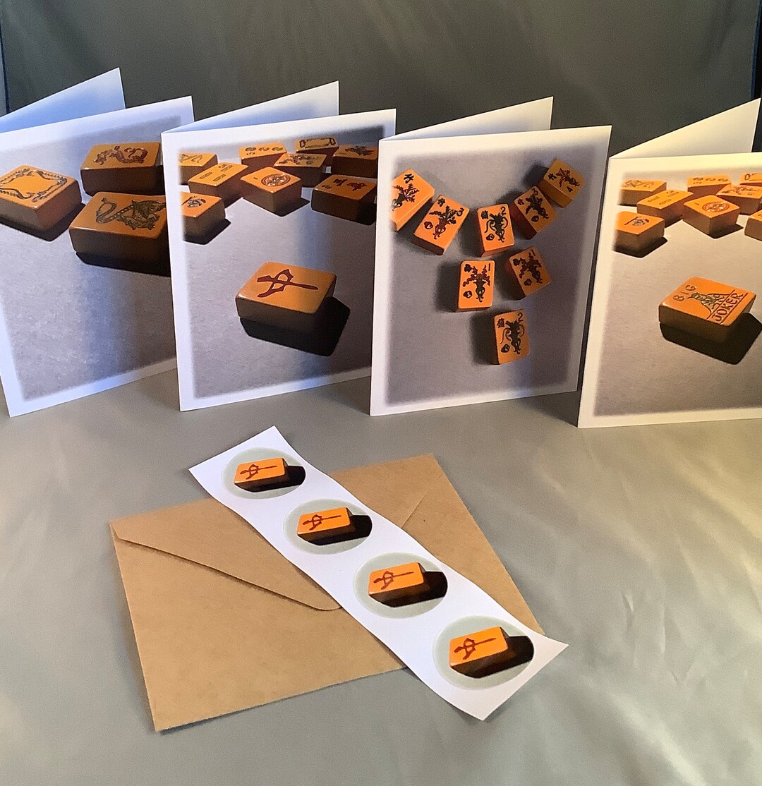Mahjongg - Greeting Cards and Note Cards - Etsy