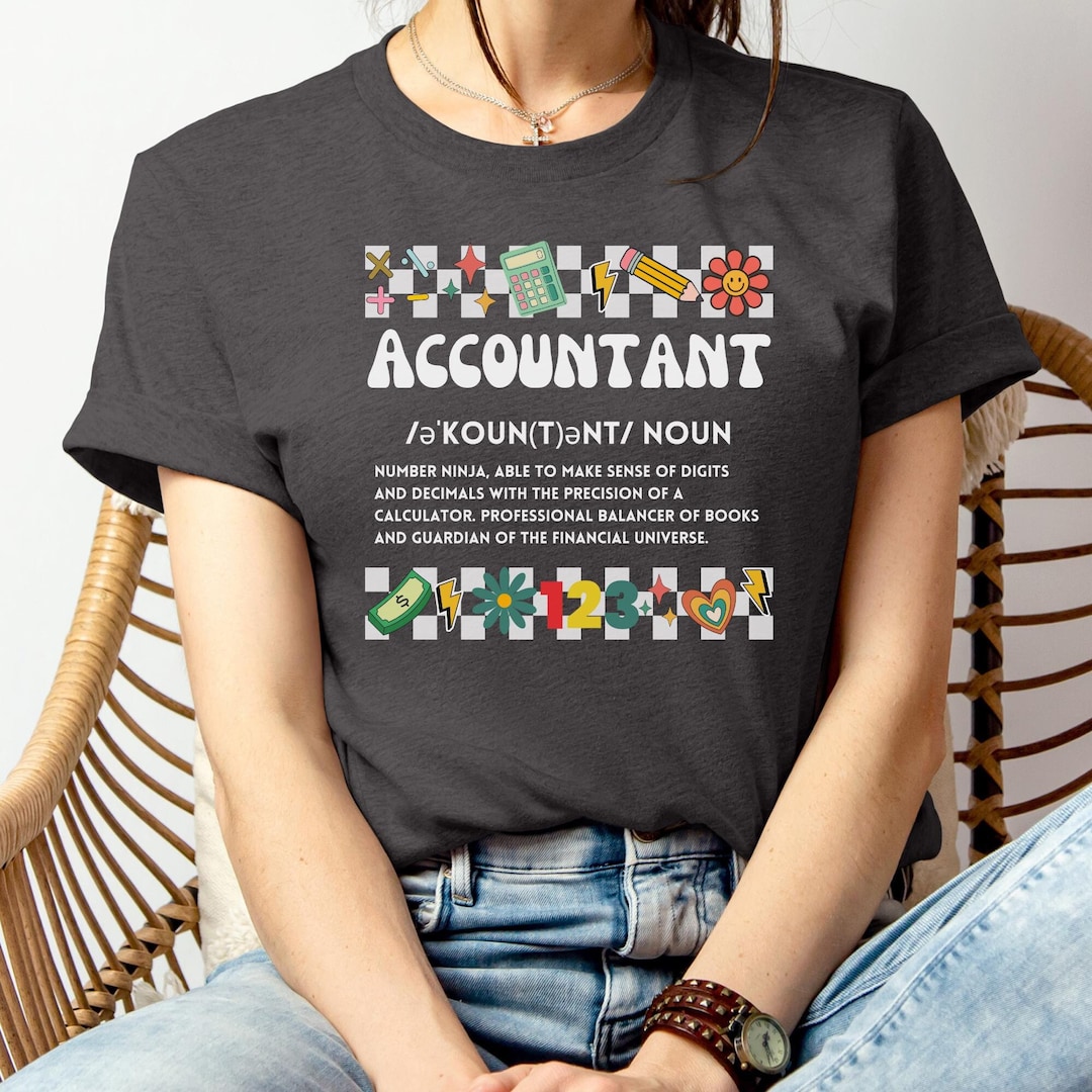 Retro Accountant Definition Shirt, Funny Accountant T-shirt, CPA Gift ...
