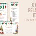 Editable Christmas Party Rules Sign Template | Santa & Stockings Design ...