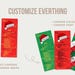 Editable Christmas Party Menu Template | Santa Hat Design ...