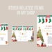 Editable Christmas Party Rules Sign Template Santa & Stockings Design ...