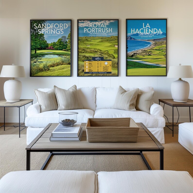 Royal Portrush Open Edition Golf Course Poster Print Wall Art - Etsy UK