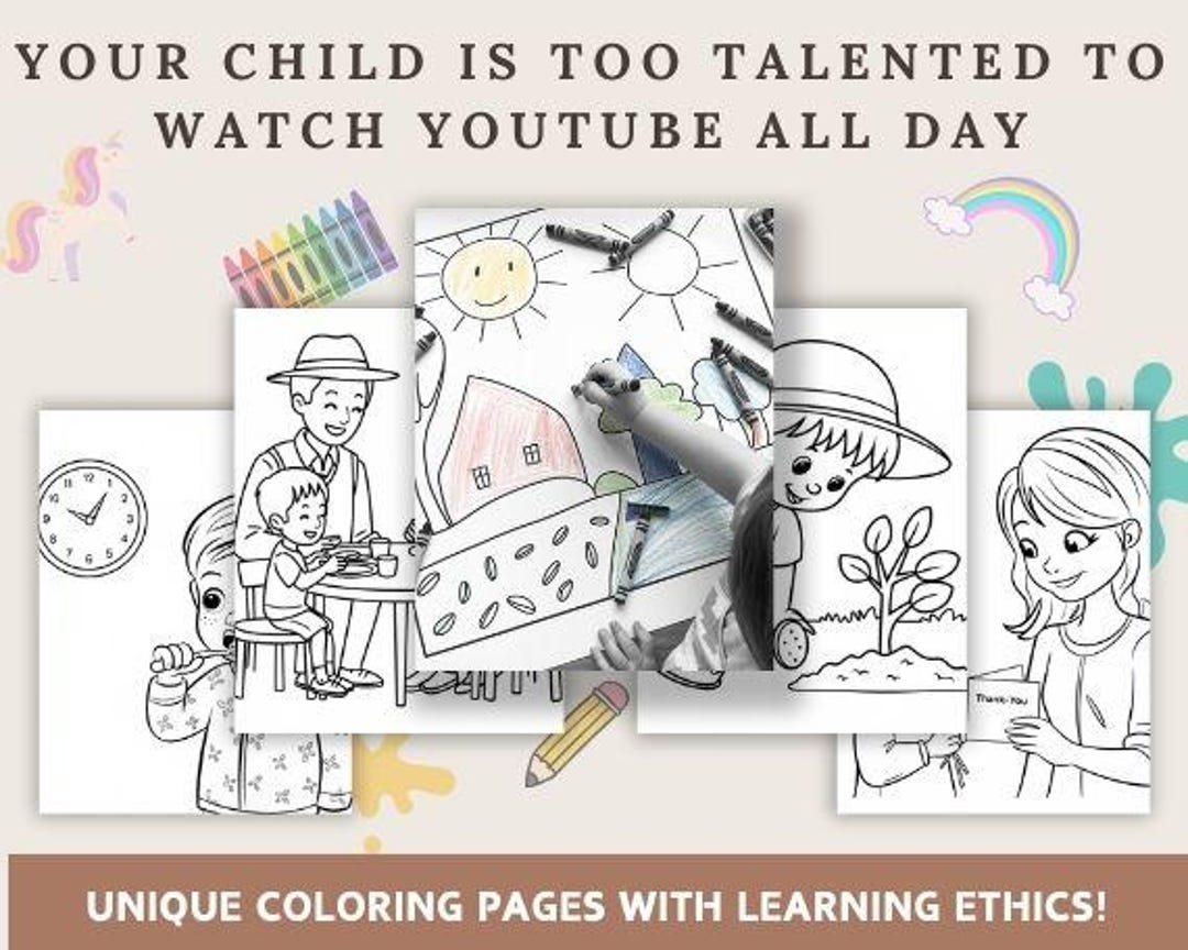 Printable Digital Coloring Pages, MRR, Master Resell Rights, PLR ...