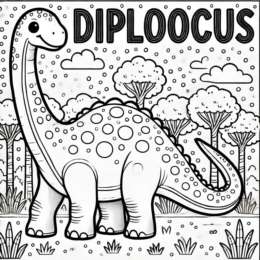 Dinosaur Coloring Book for Kids - Fun & Educational Dinosaur Types With ...