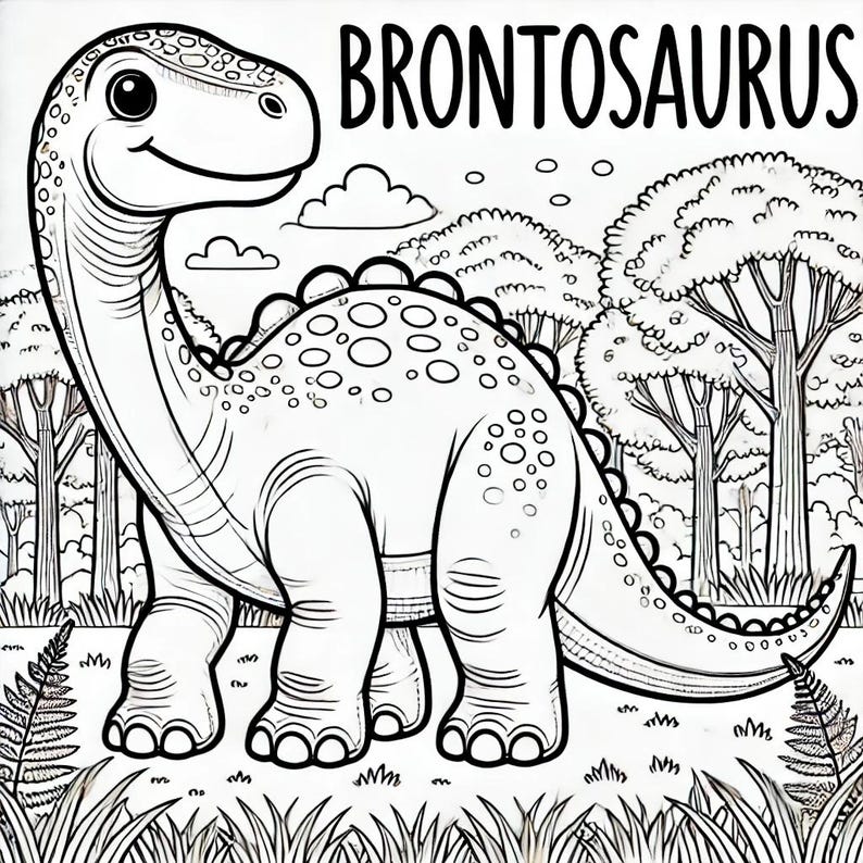 Dinosaur Coloring Book for Kids - Fun & Educational Dinosaur Types With ...