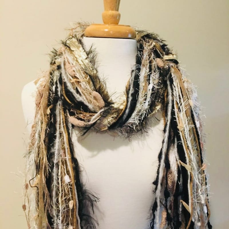 Fringe Scarf - Etsy