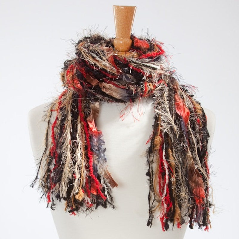 Fringe Scarf - Etsy