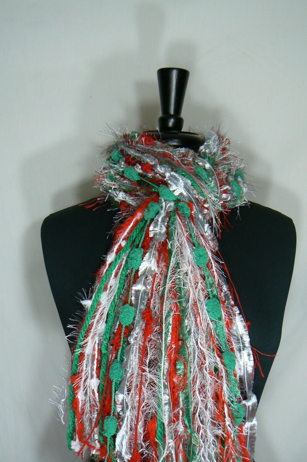 Christmas Scarf Fringe Scarf Holiday Party Scarf - Etsy