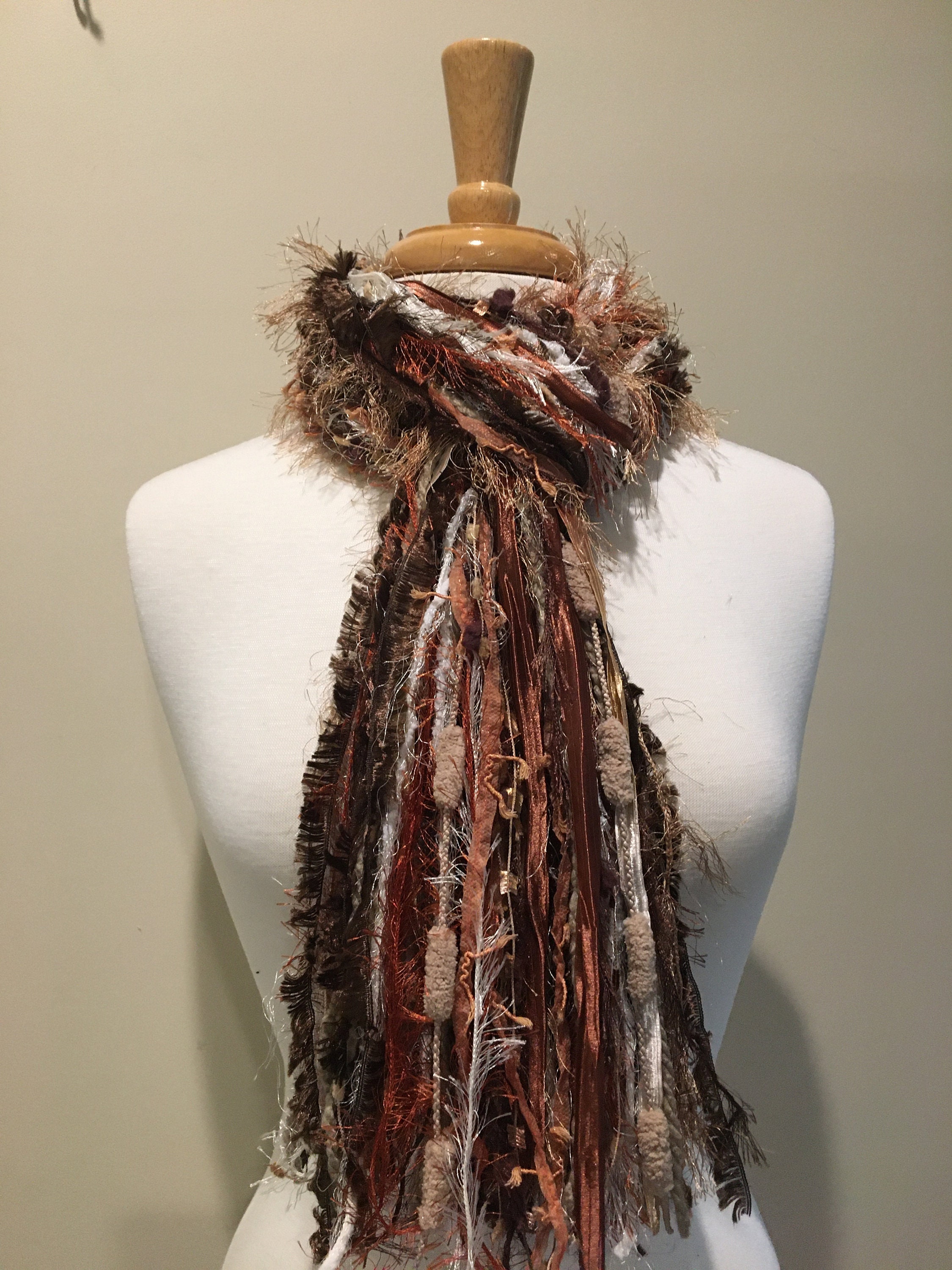 3 Pack Scarves Knotted Scarf All Fringe Scarves Womens Scarf - Etsy