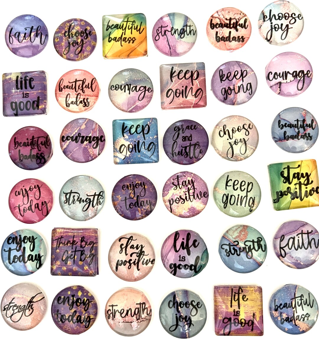 Motivational Magnets, Inspirational Sayings Magnets, Mental Health ...