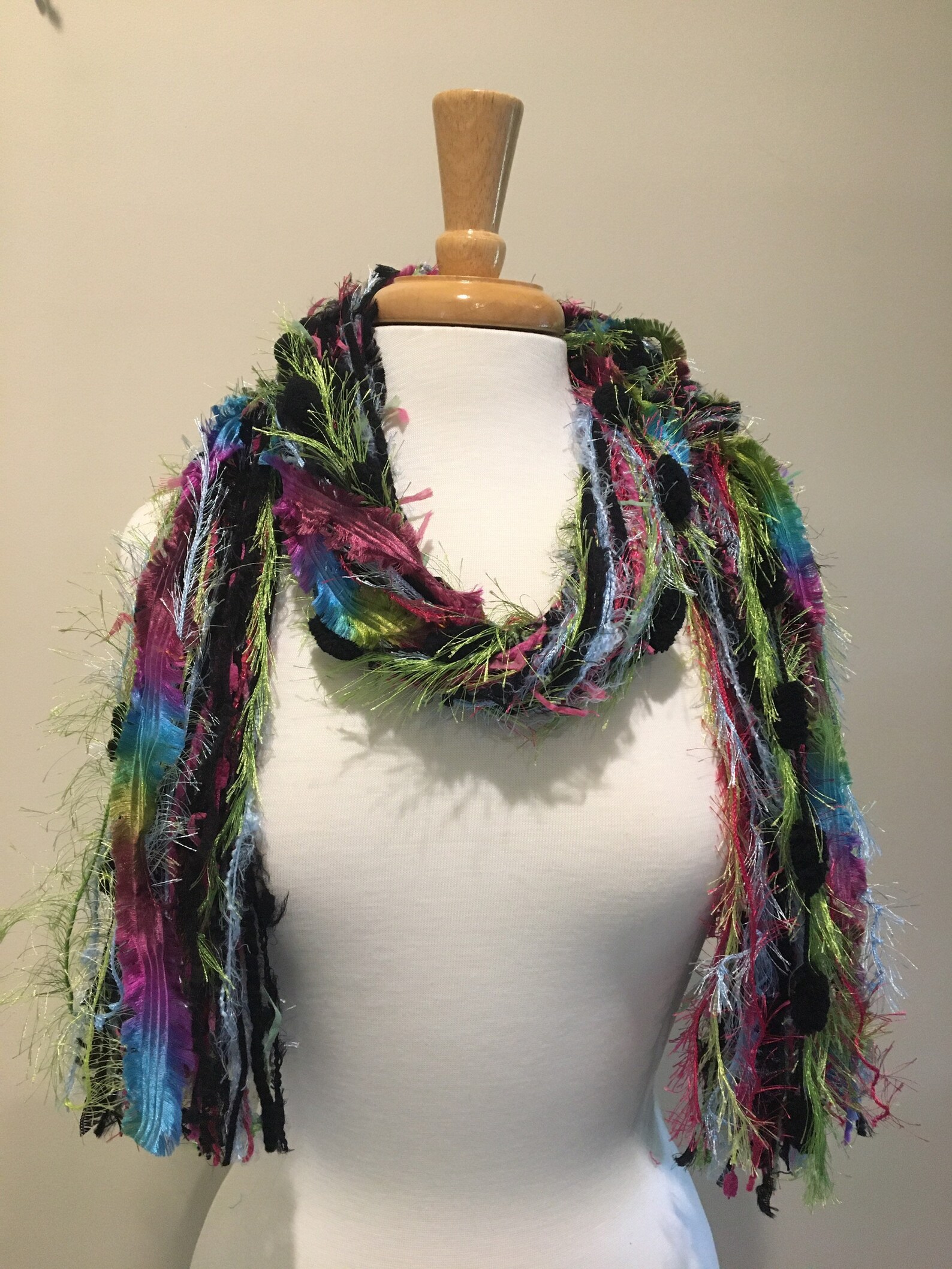 3 Pack Scarves Knotted Scarf All Fringe Scarves Womens Scarf - Etsy