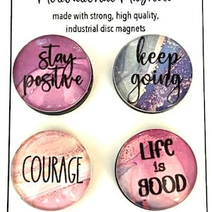 Inspirational Sayings Magnets, Mental Health Magnets, Motivational ...