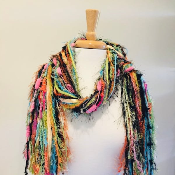 Neon Scarf - Etsy
