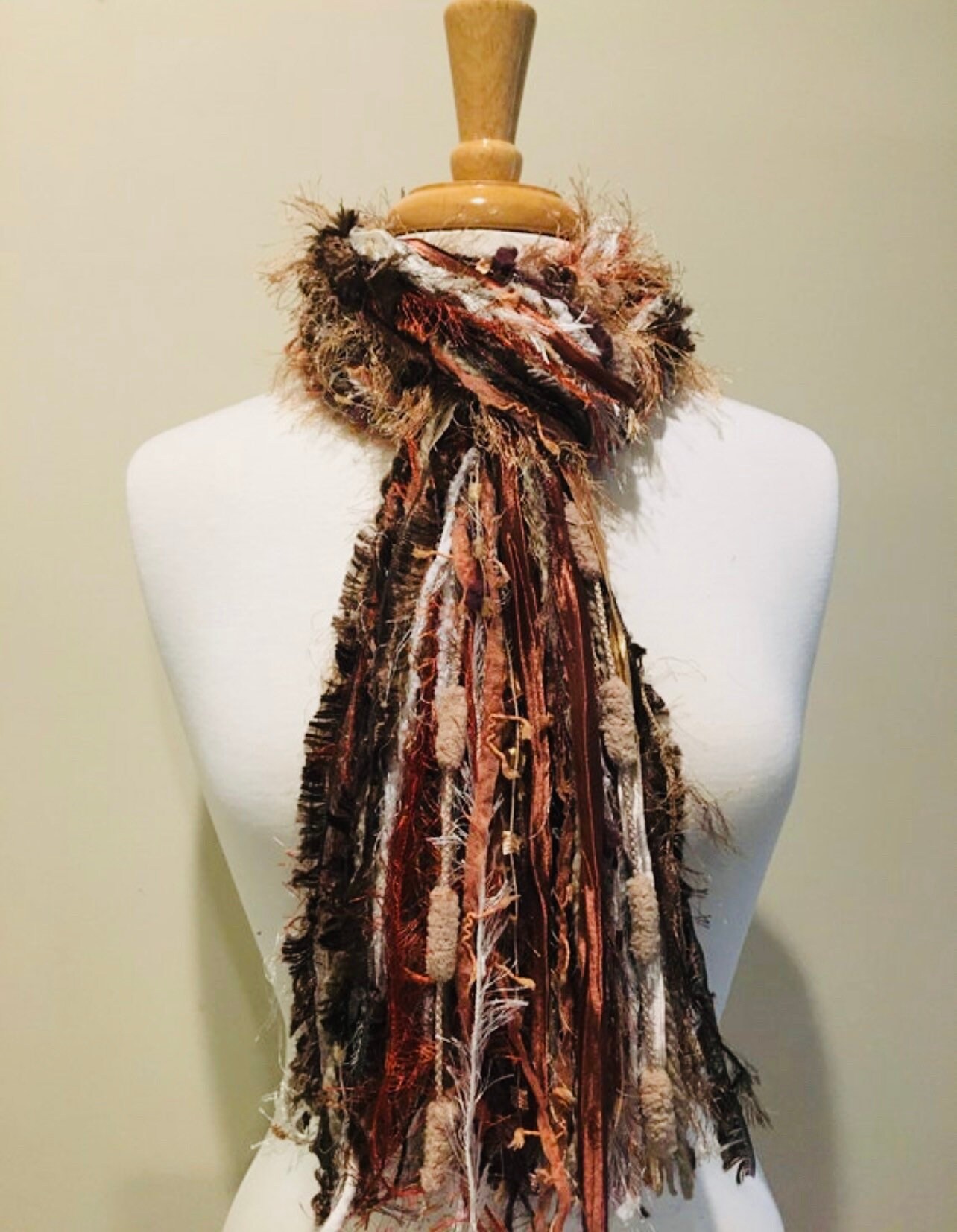 Unique Gift Gift for Her Copper Penny Funky Scarves Boho - Etsy