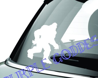 BIGFOOT Vinyl Decal Sticker Tree Hugger YETI Truck Decal - Etsy