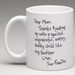 Dear Mom CUSTOMIZABLE Coffee Cup - Etsy