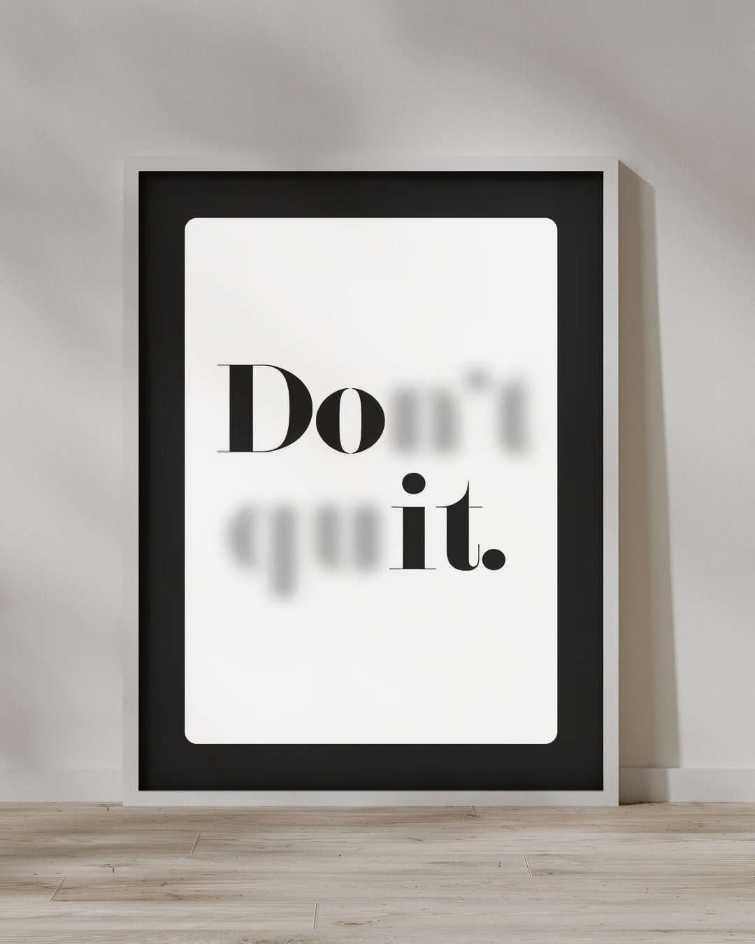 DO IT Motivational Poster Bedroom or Office Poster, Hanging Wall Art ...