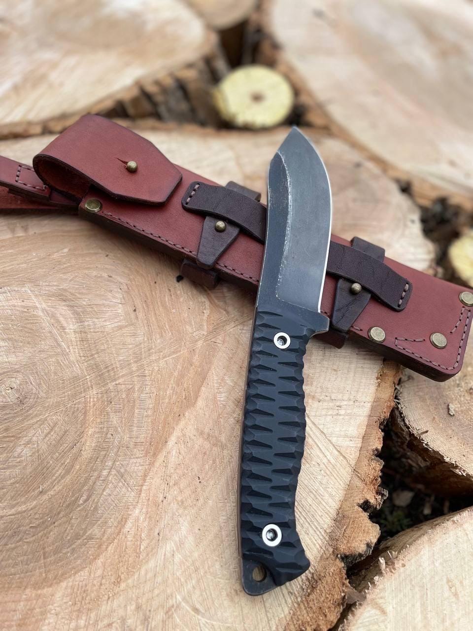 Knife Nessmuk Field Knife Tracking Woodland Survival Handmade Micarta ...