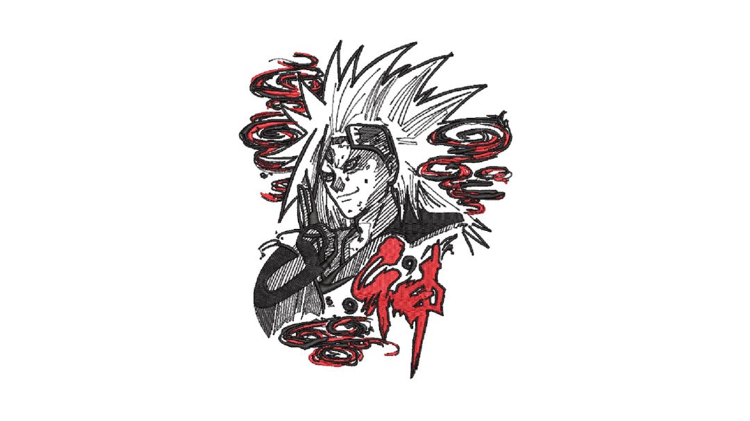 High Quality Anime Embroidery Design, Anime Inspired Machine Embroidery ...