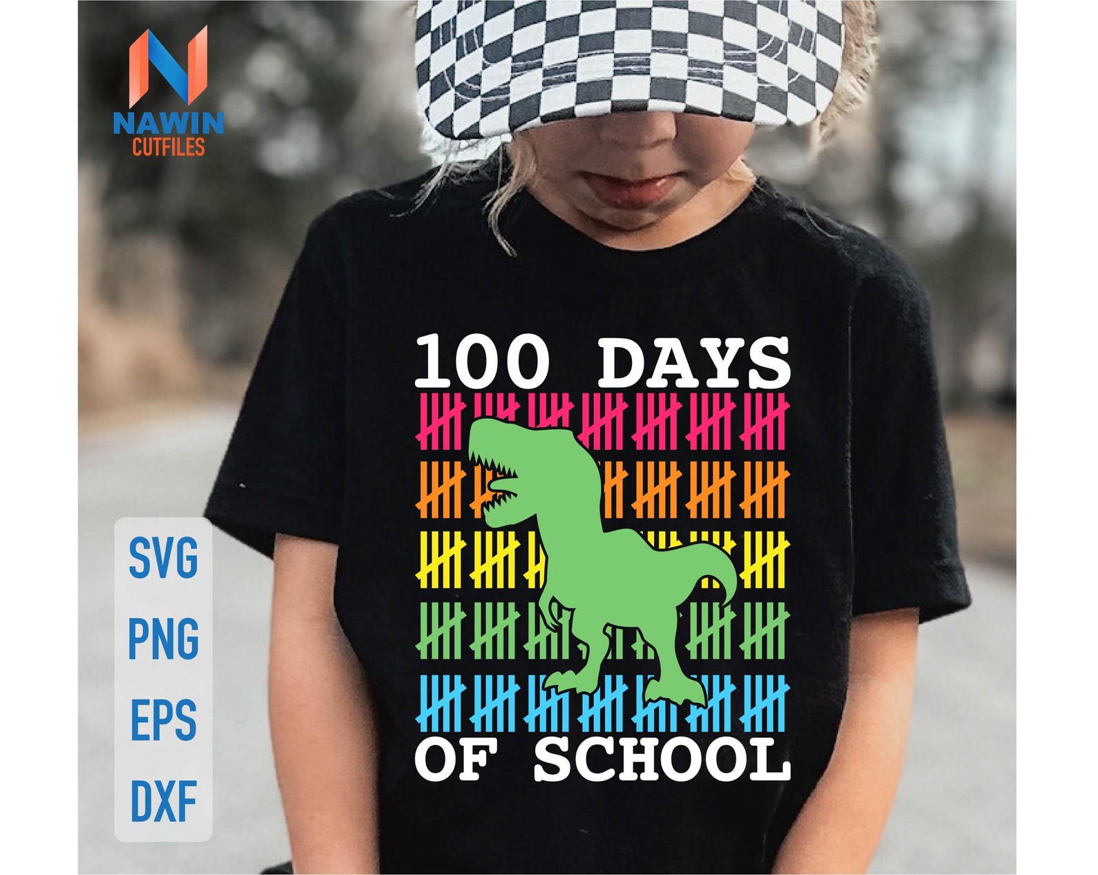 Dinosaur 100 Days of School Svg, Funny100 Days of School Svg, School ...