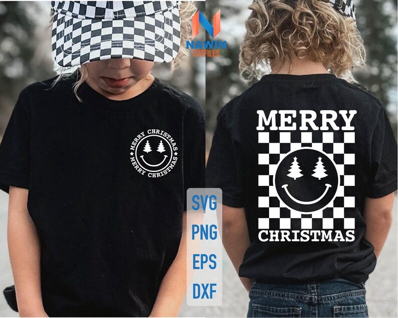 Funny Kids Christmas SVG: Merry Christmas Toddler Boy Design (digital ...